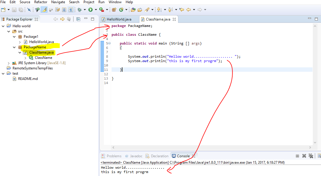 Hello World First Java Program Blog Automation Testing Framework Selenium Java Python
